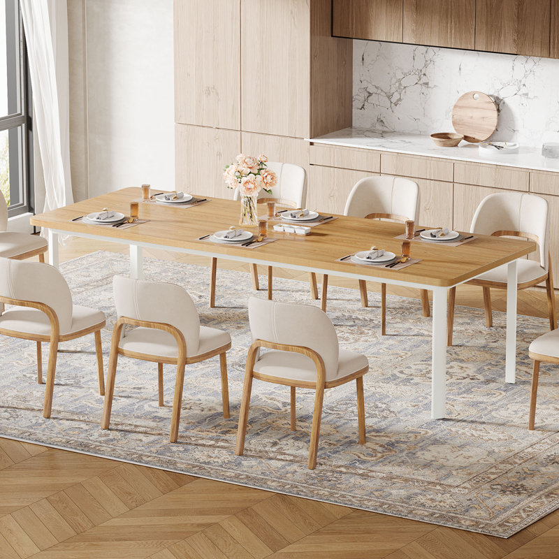 George Oliver 78.74-Inch Extra Long Dining Table for 6 to 8 | Wayfair